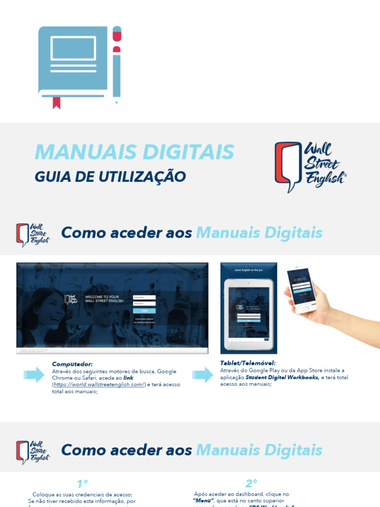 Manual de Utilização Dos Manuais Digitais - Janeiro2021 | PDF | Informática