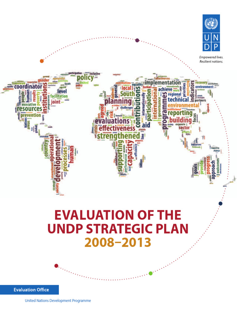 UNDP SP Evaluation 2008-2013 | PDF | United Nations Development Programme | Strategic Planning