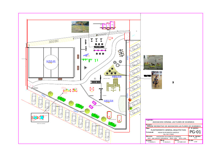 Plano Parque Asociacion Las Flores de Jicamarca Rev3-Model | PDF