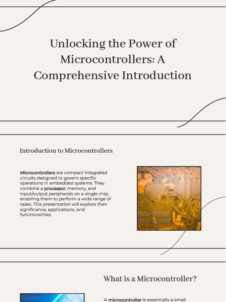 Slidesgo Unlocking The Power of Microcontrollers A Comprehensive Introduction 20241205192145nJ1I ...