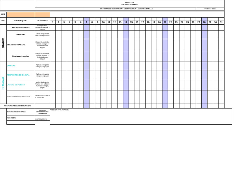 FORMATO LyD Cedis | PDF