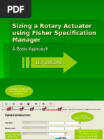 Brief Overview Steps To Using Fisher Valve Sizing Program 2 | PDF ...