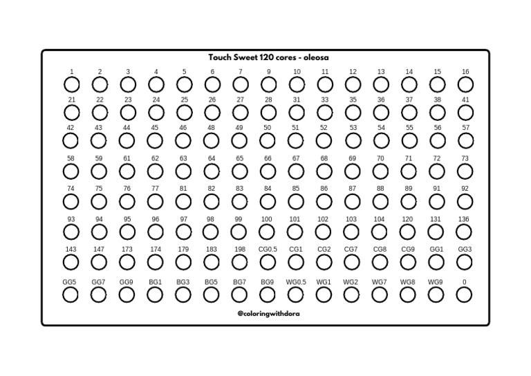 Canetas Touch 120 Cores - Oleosa | PDF