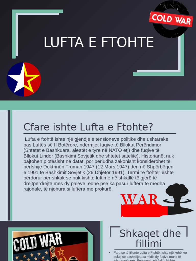 Lufta e Ftohte I | PDF