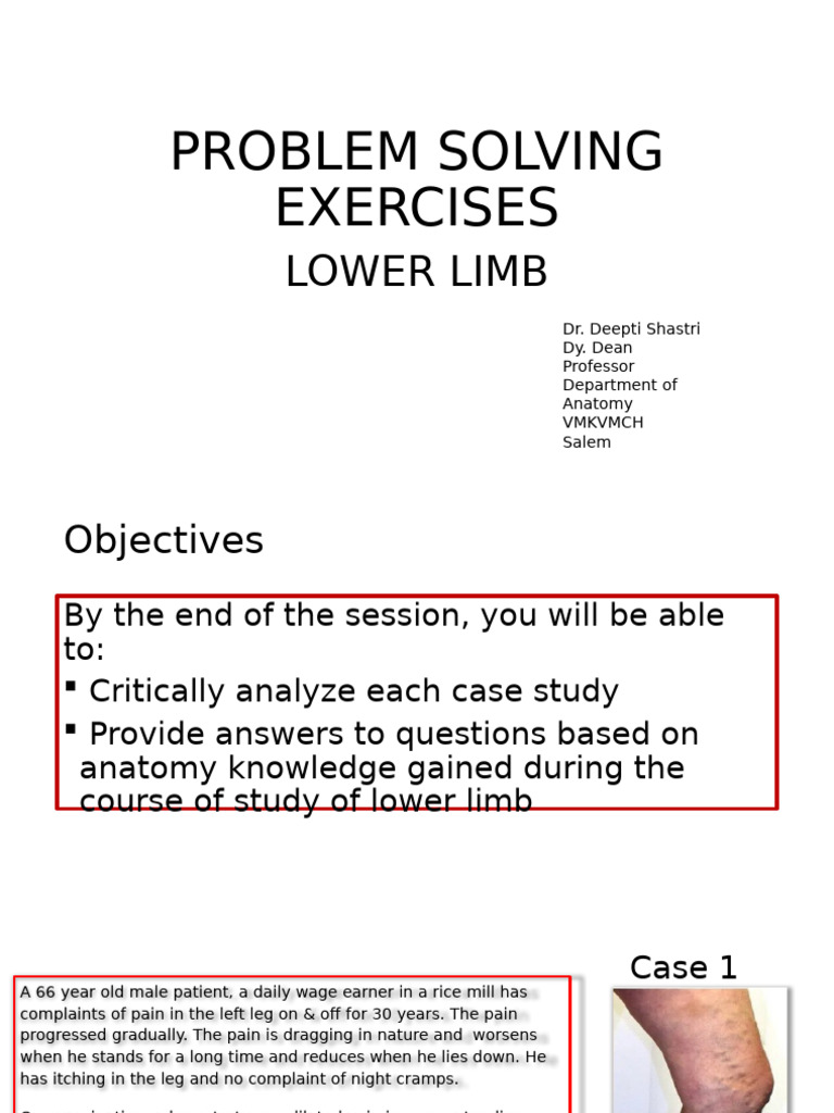PSE Lower Limb - 24.11.23 | PDF | Knee | Human Leg