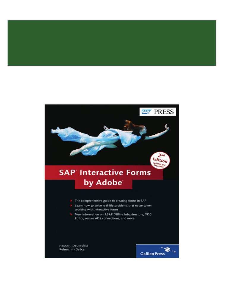 Sap Interactive Forms By Adobe 2nd Jurgen Hauser All Chapter Instant Download Pdf