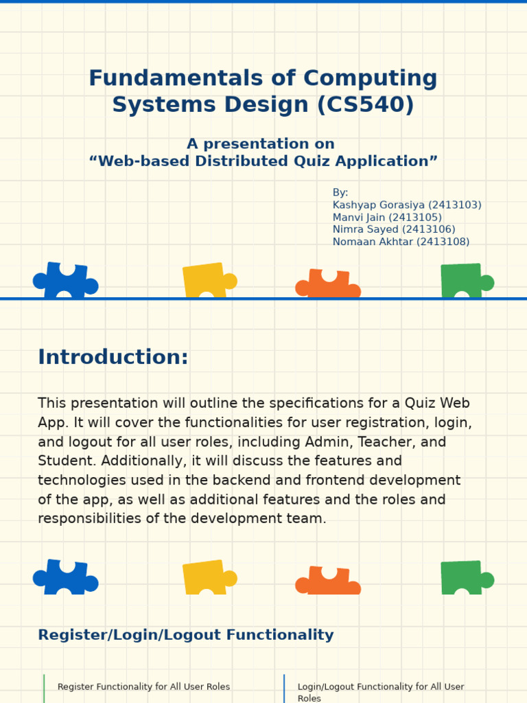 quiz app | PDF | Bootstrap (Front End Framework) | Application Software