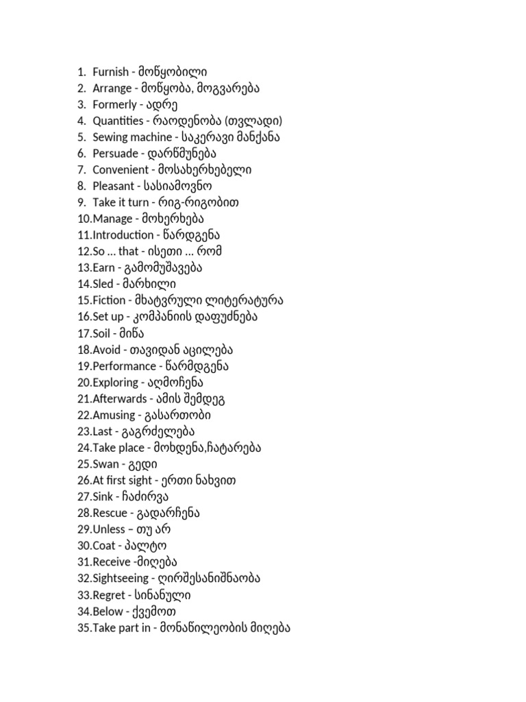 Unit-5-Words 3 | PDF