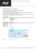 Informations sur le spécimen de chèque CIBC | PDF