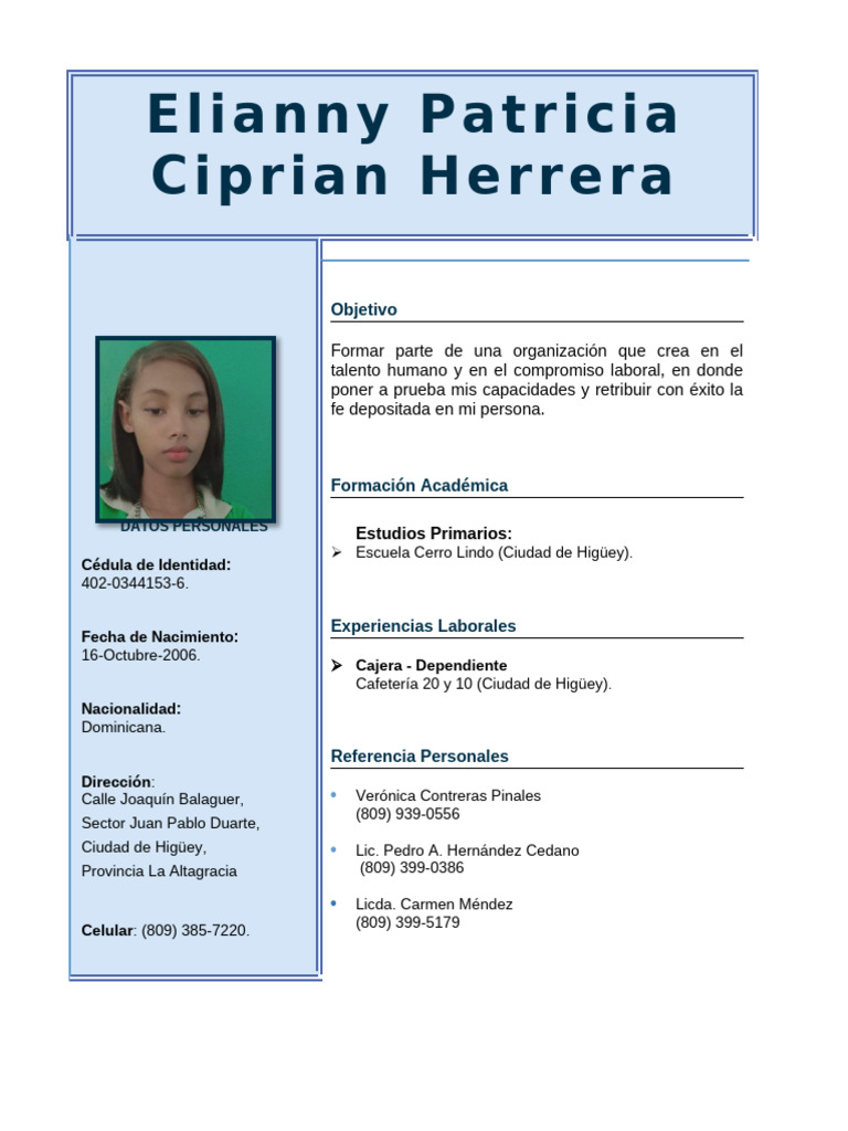 CV Elianny | PDF
