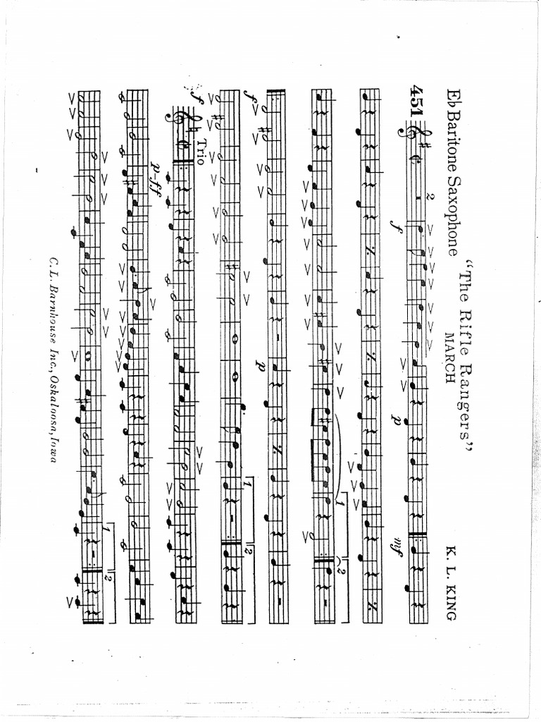 Baritone Saxofone | PDF