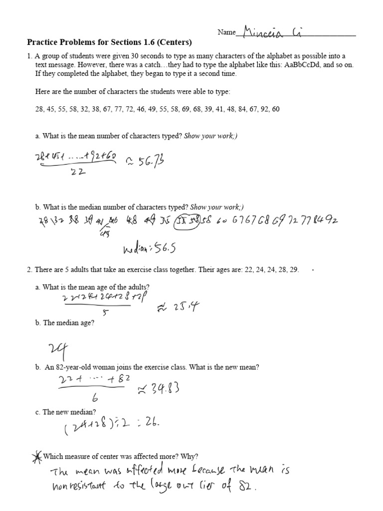 AM (1 6) Practice+Problems | PDF