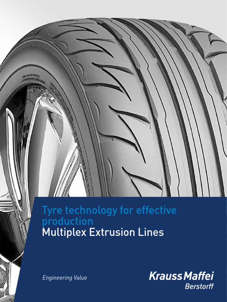 Multiplex Extrusion Lines | PDF | Tire | Extrusion