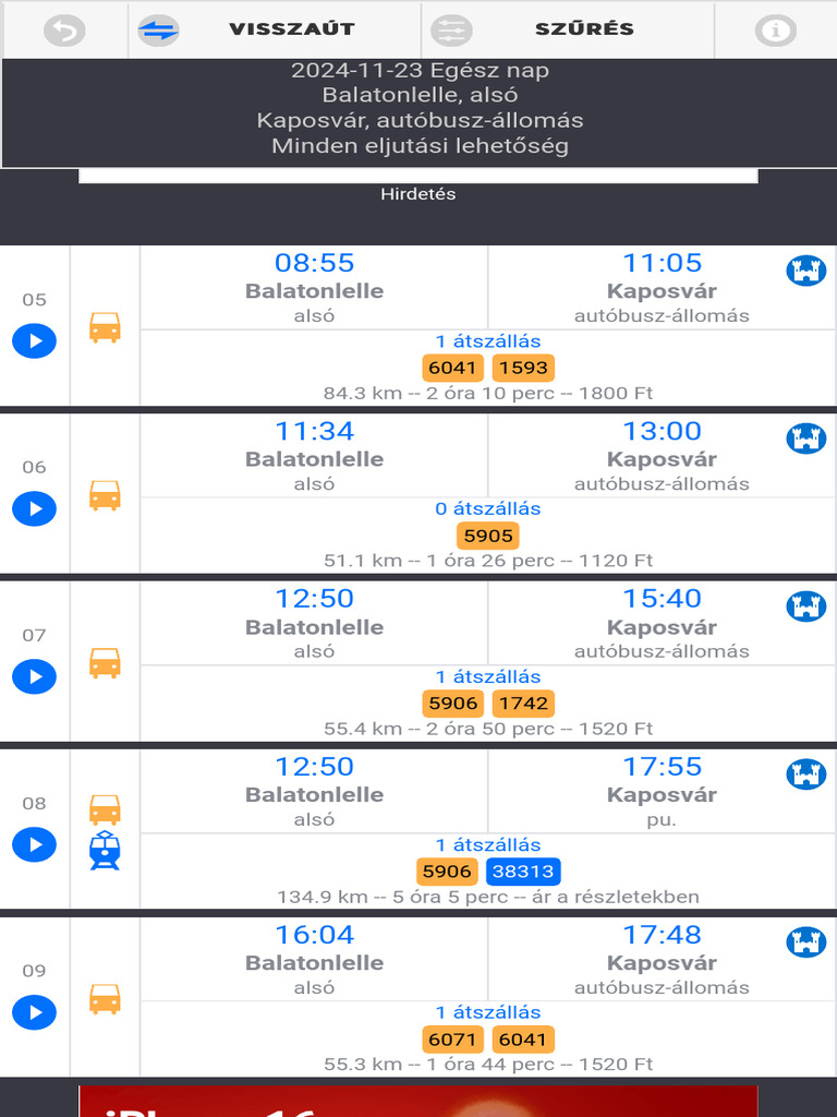 Menetrendek.hu | PDF