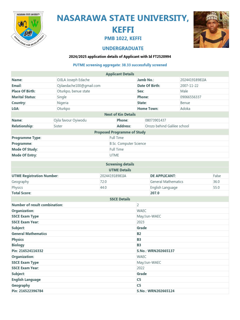 application-summary | PDF | Qualifications