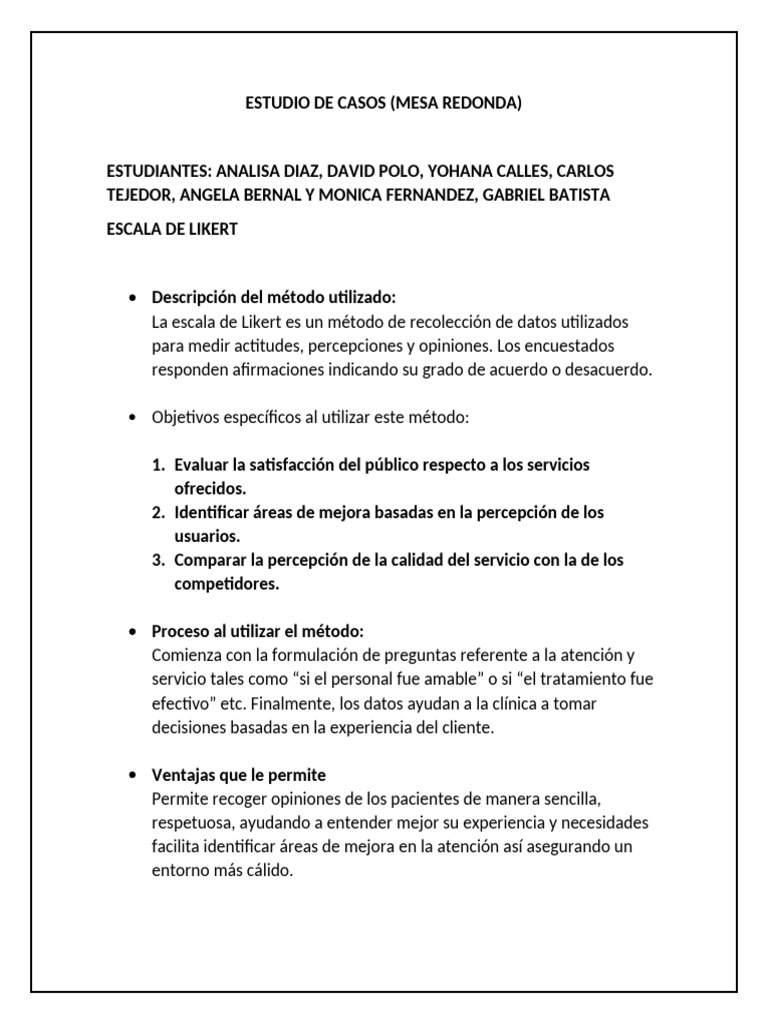 ESTUDIO DE CASOS | PDF