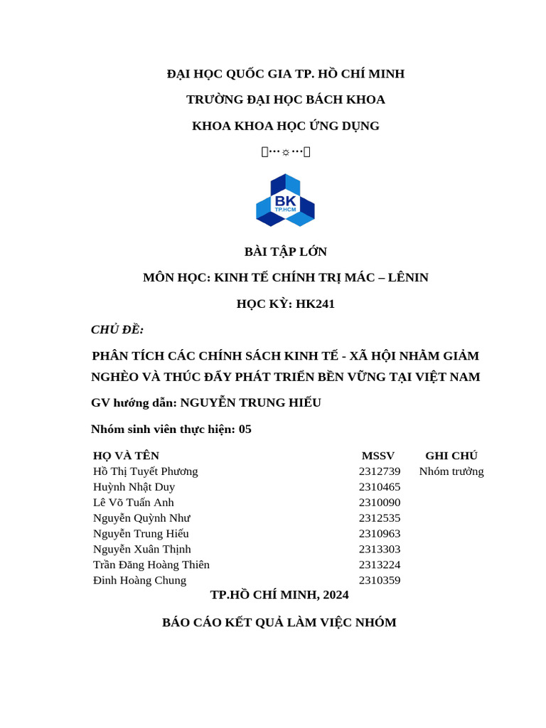 BTL KTCT L04 Nhom5 | PDF