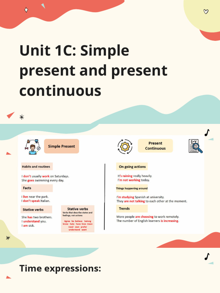 2.-Simple Present and Continuous | PDF