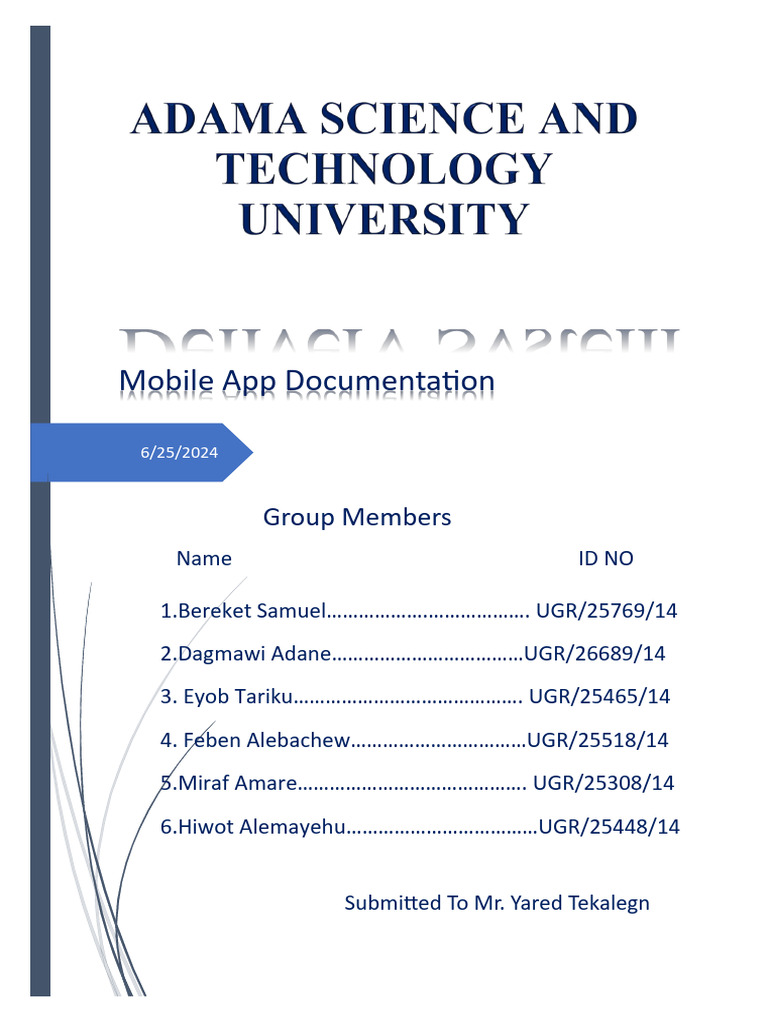 Mobile App Documentaion | PDF | Usability | Software Testing