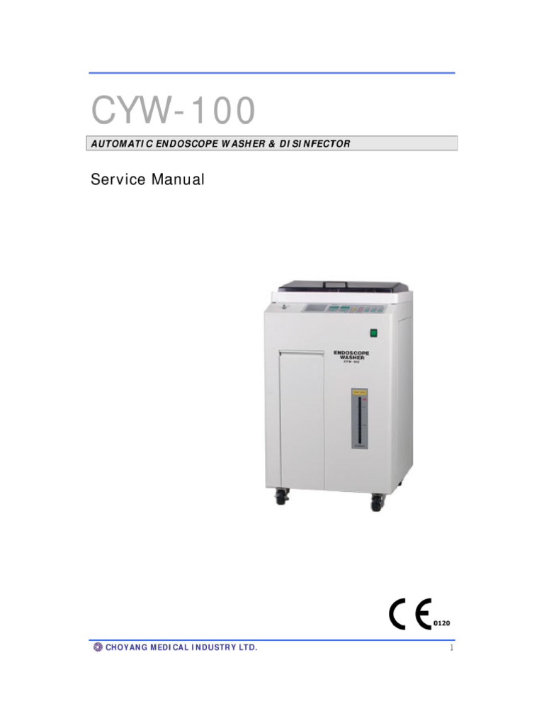 5 Servis Kitabı Choyang Cyw-100 Servi̇s Manuel FT | PDF