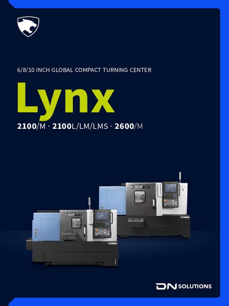 Lynx 2100/2600 Series Overview | PDF | Numerical Control | Computer ...