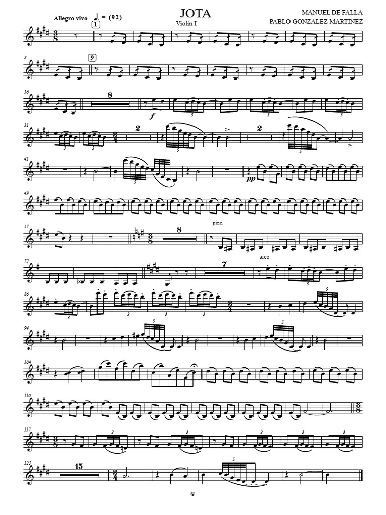 JOTA 1º VIOLIN | PDF