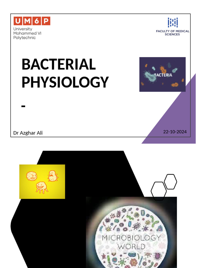 Bacterial Physiology Overview | PDF | Bacteria | Redox