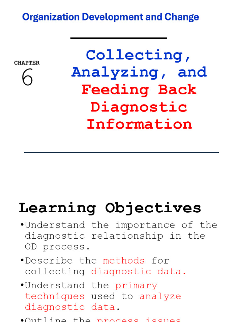 Diagnostic Data Collection and Analysis | PDF | Sampling (Statistics ...