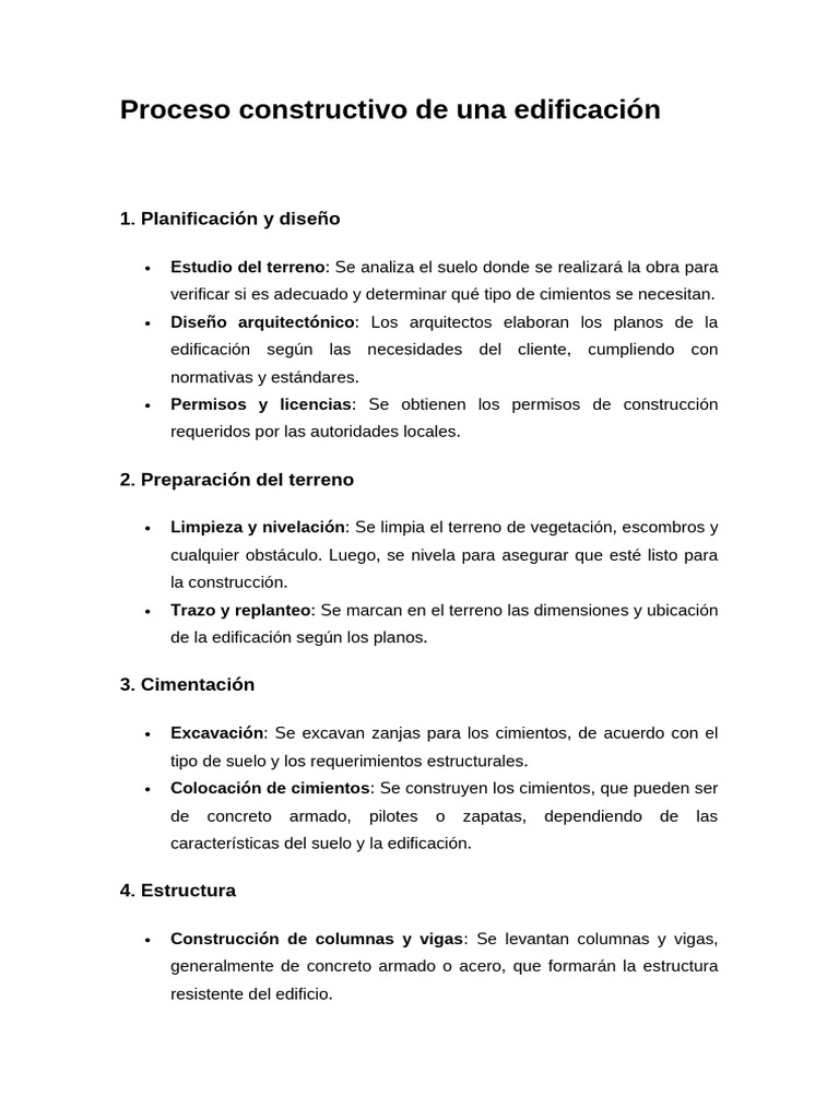 Proceso Constructivo de Edificaciones y Vías | PDF | Represa | Riego