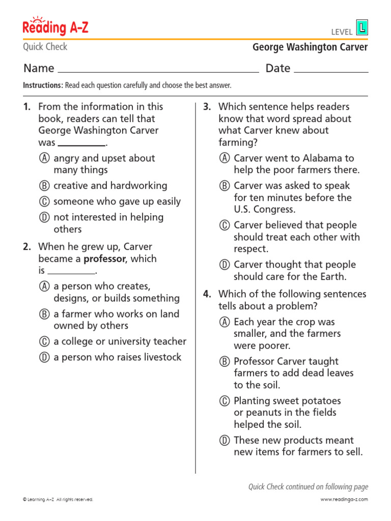 George Washington Carver | PDF