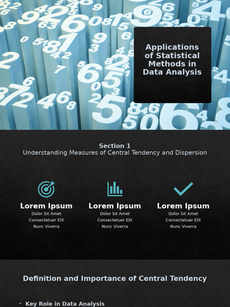 Applications of Statistical Methods in Data Analysis | PDF | Statistics | Sampling (Statistics)