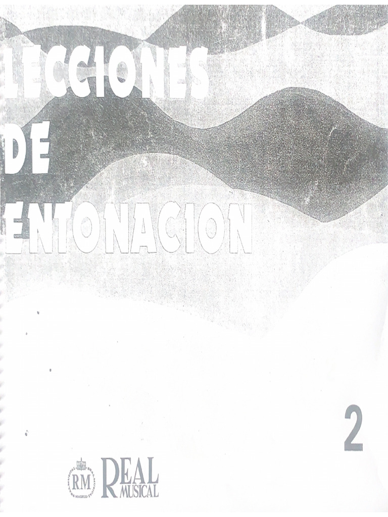 Lecciones de Entonación 2 | PDF