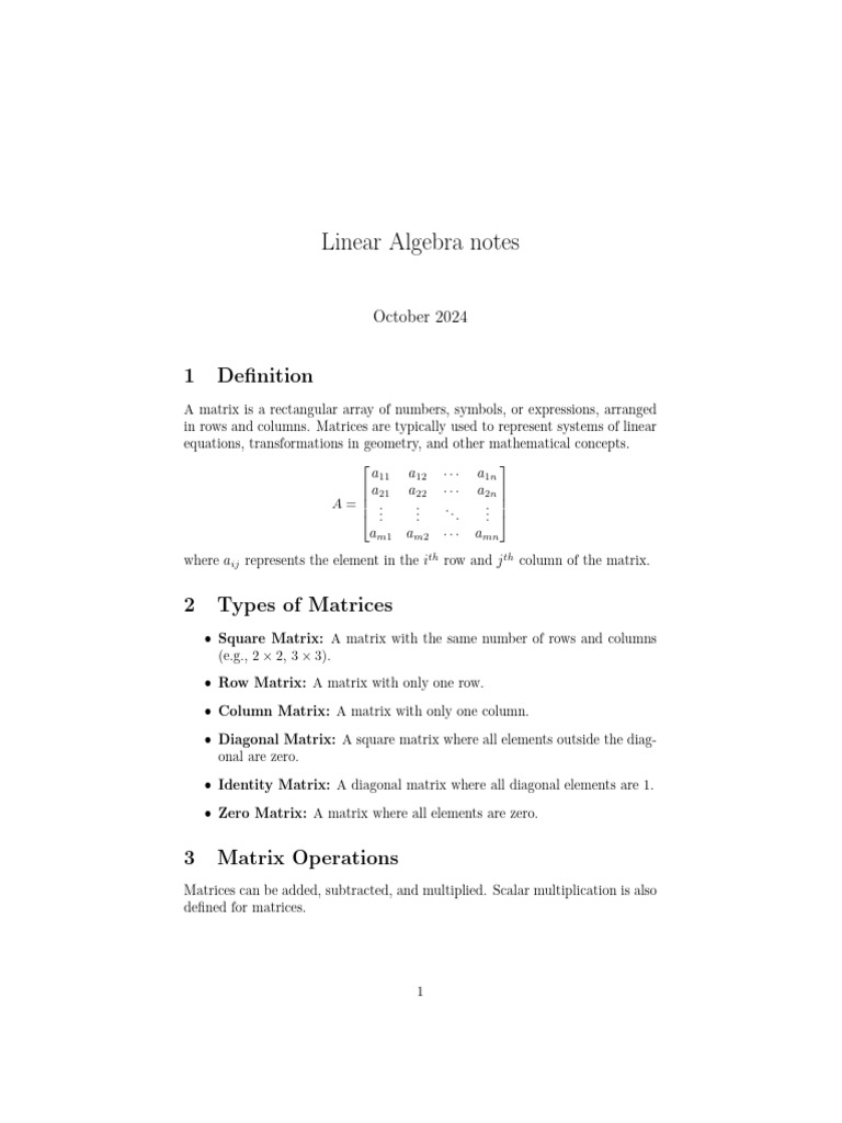 Linear Algebra Pdf Eigenvalues And Eigenvectors Matrix Mathematics