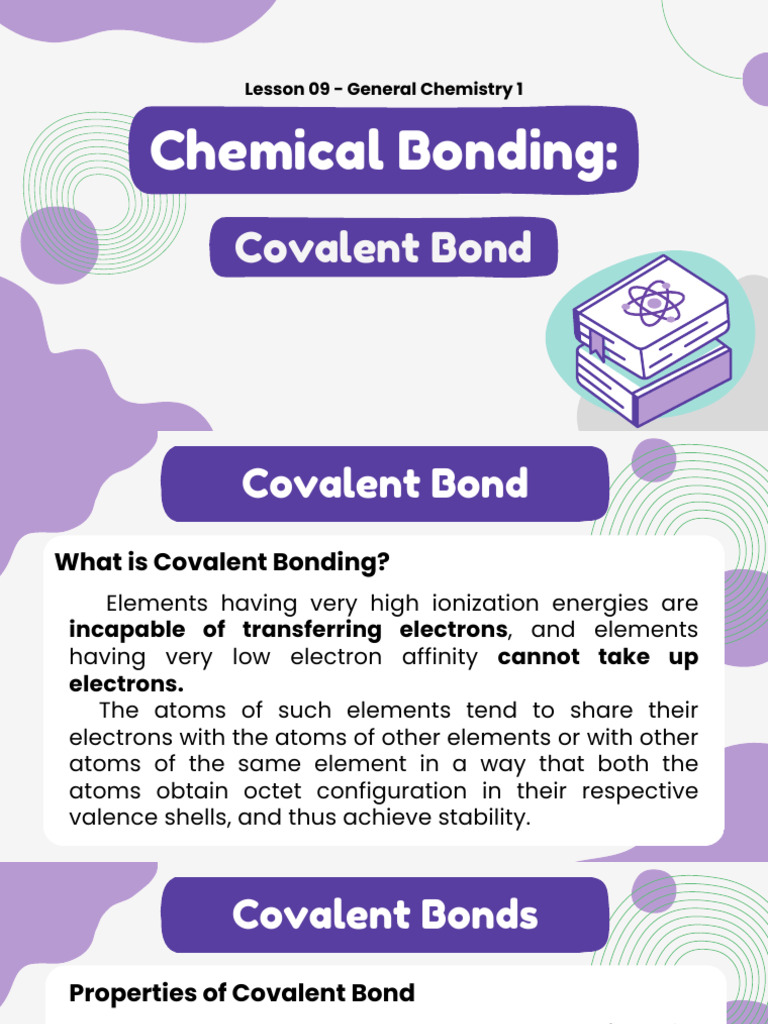 Covalent Bonding Basics & Types | PDF | Chemical Bond | Covalent Bond