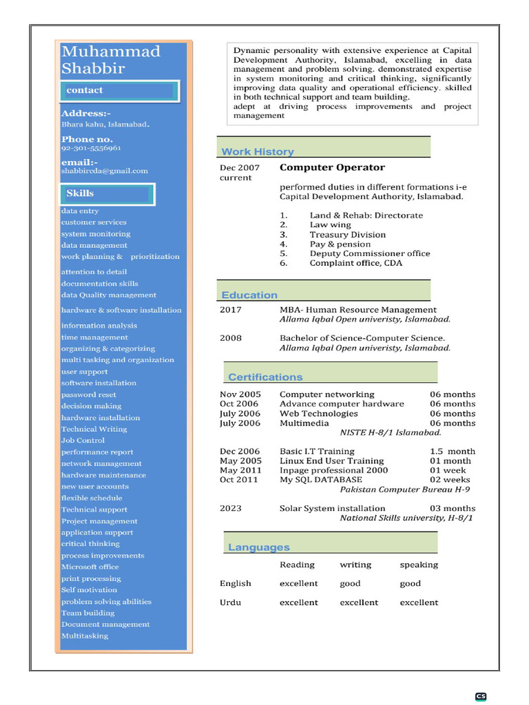 Shabbir Edu Documents | PDF
