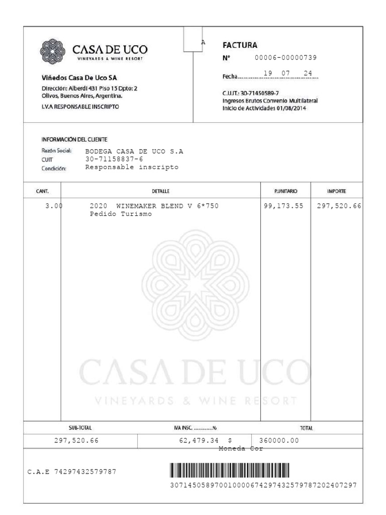 FAC 00006-00000739 BCDU TURISMO | PDF