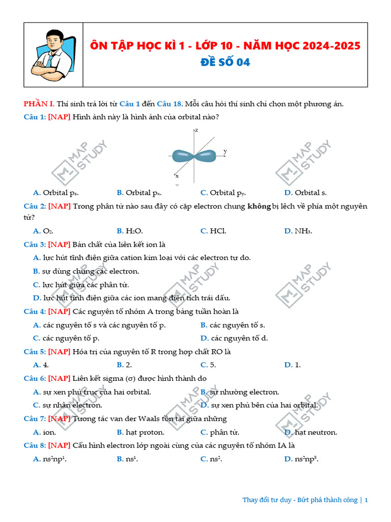 Bộ Đề Cki - Lớp 10 - Đề 4 | PDF