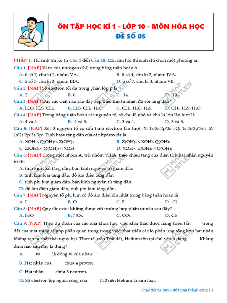 Bộ Đề Cki - Lớp 10 - Đề 5 | PDF