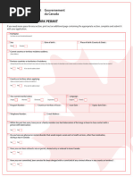 AIP Work Permit Application Form IMM 0156 | PDF