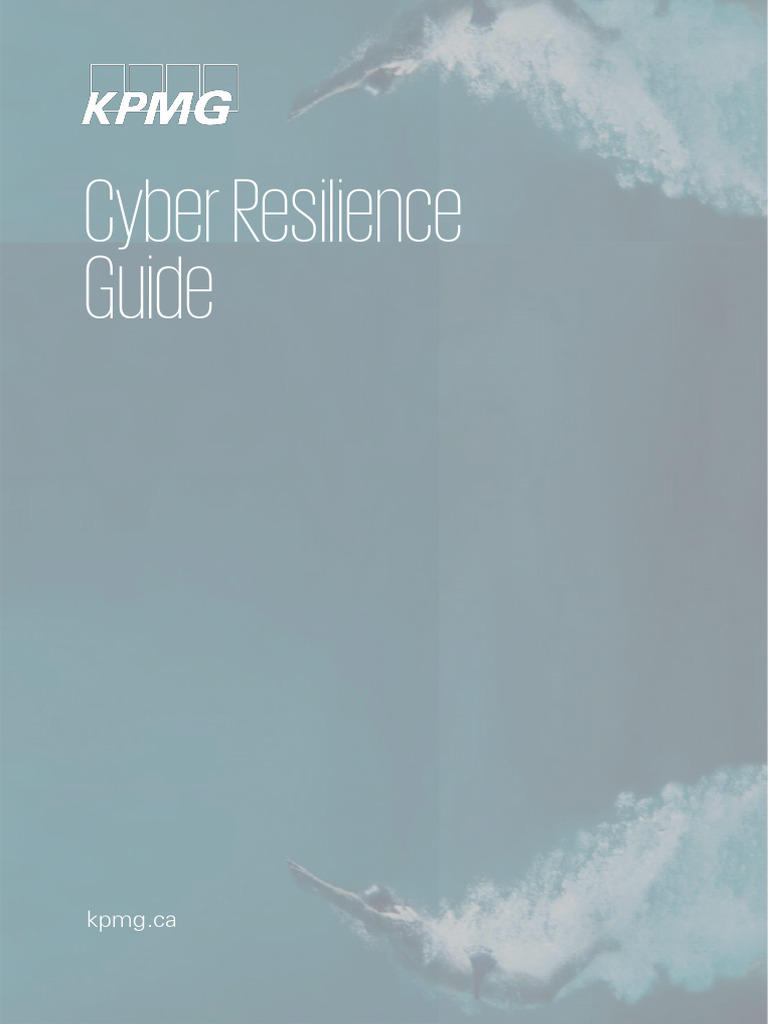cyber-resilience-guide | PDF | Crisis Management | Computer Security