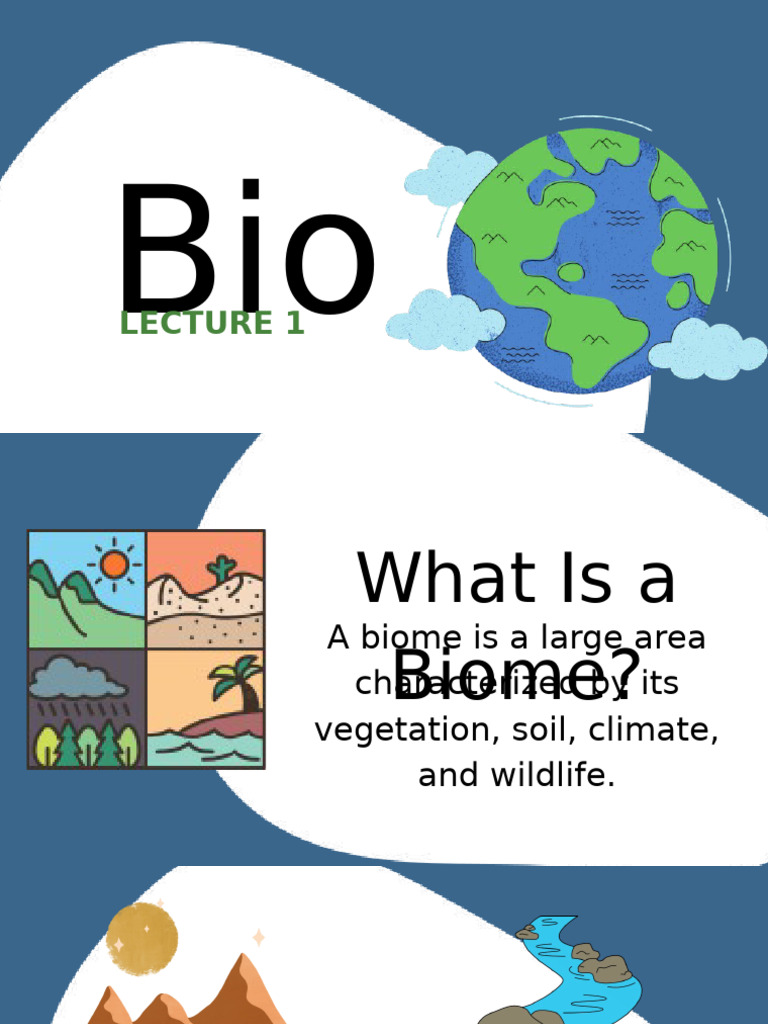 Lecture 1. Biomes Types | PDF
