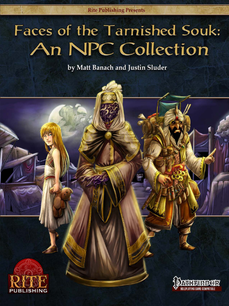 Faces of The Tarnished Souk - NPC Collection | PDF