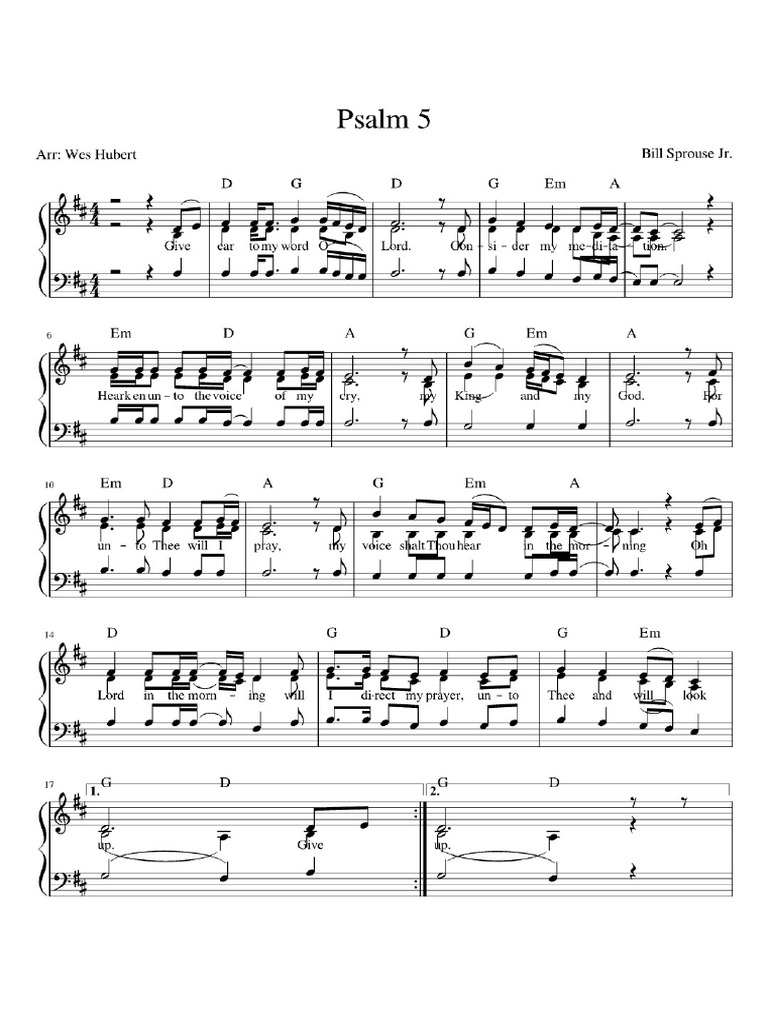 2.psalm5 Introit | PDF