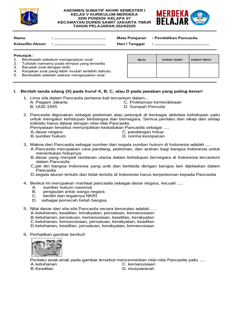 Budaya Antre dan Penerapan Pancasila | PDF