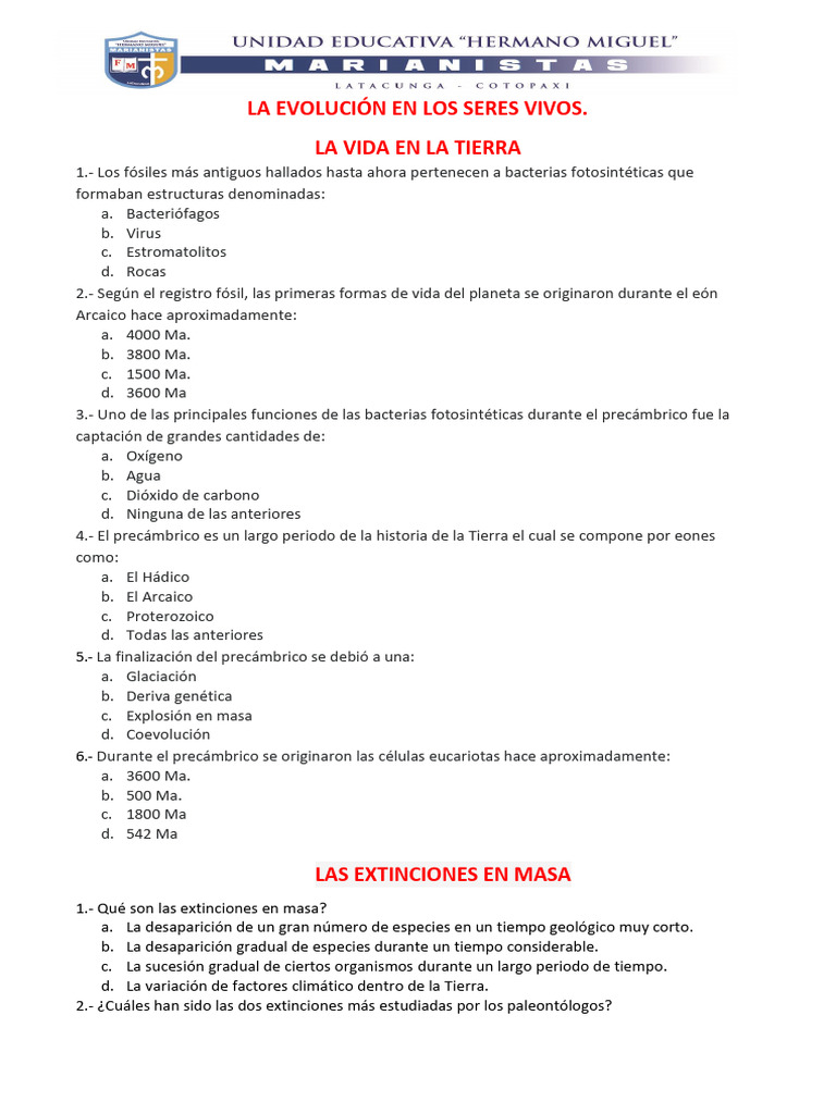 La Vida en La Tierra. | PDF | Ciencias de la Tierra | Naturaleza