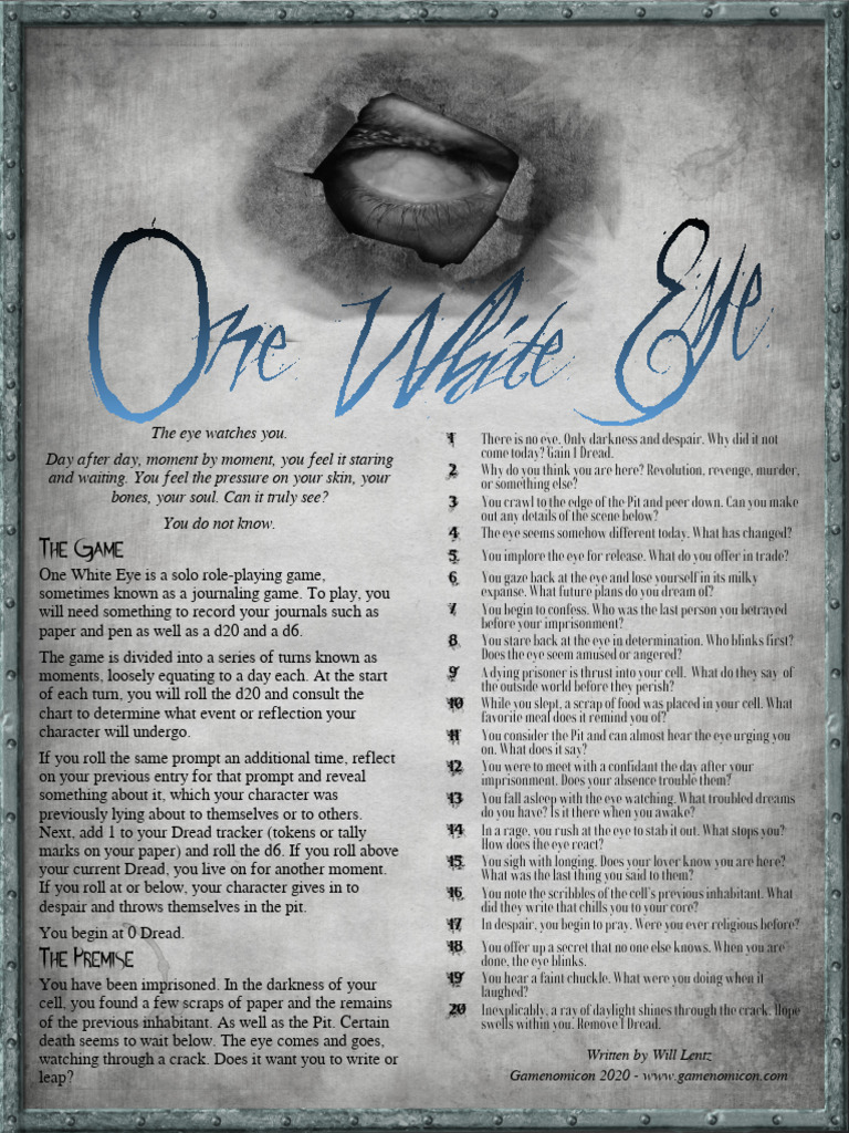 One White Eye | PDF