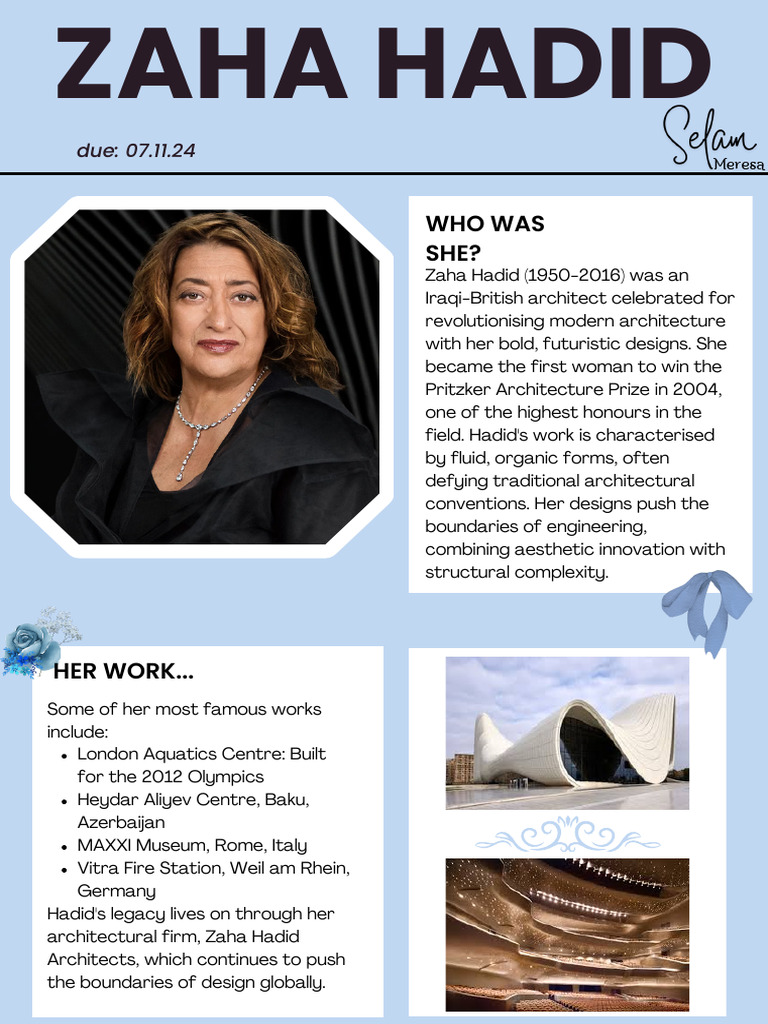 Zaha Hadid: Icon of Modern Architecture | PDF