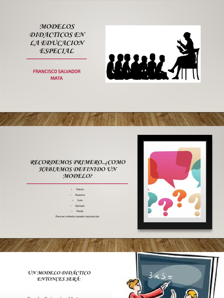 Modelos Didacticos en Educacion Especial | PDF | Plan de estudios | Aprendizaje
