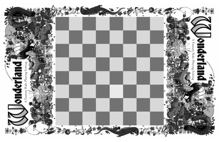 Wonderland Map Illustrated Grey | PDF
