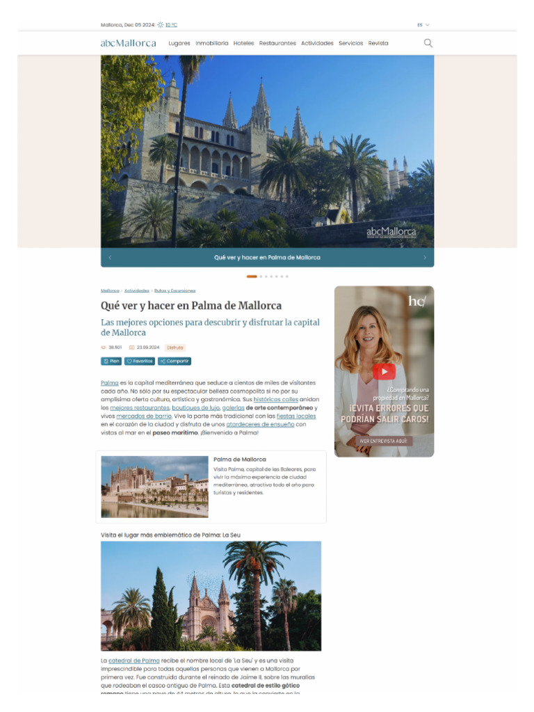 Que Ver y Hacer en Palma de Mallorca | PDF